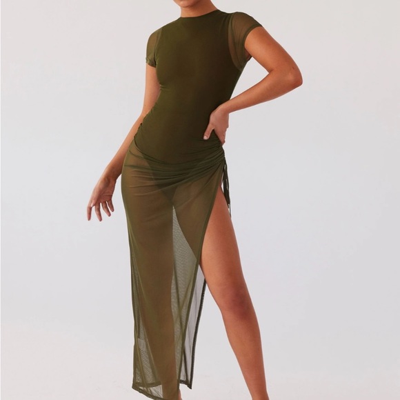 Dresses | Mesh Maxi Dress | Poshmark